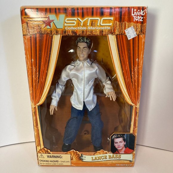 Living Toyz | Toys | New In Box Nsync Lance Bass Collectible Marionette ...